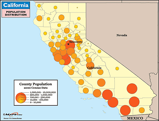 California Population Distribution | SIMCenter California Population Distribution | SIMCenter