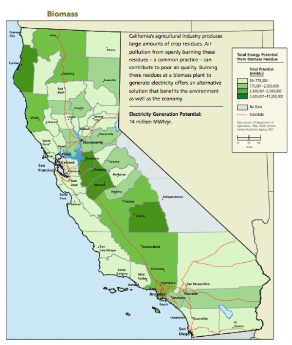 California Biomass Map | SIMCenter