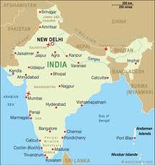 Overview Map of India | SIMCenter