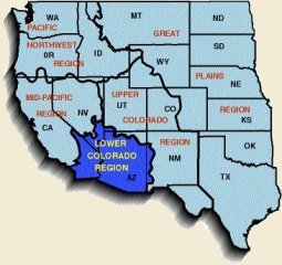 Lower Colorado Region Map | SIMCenter