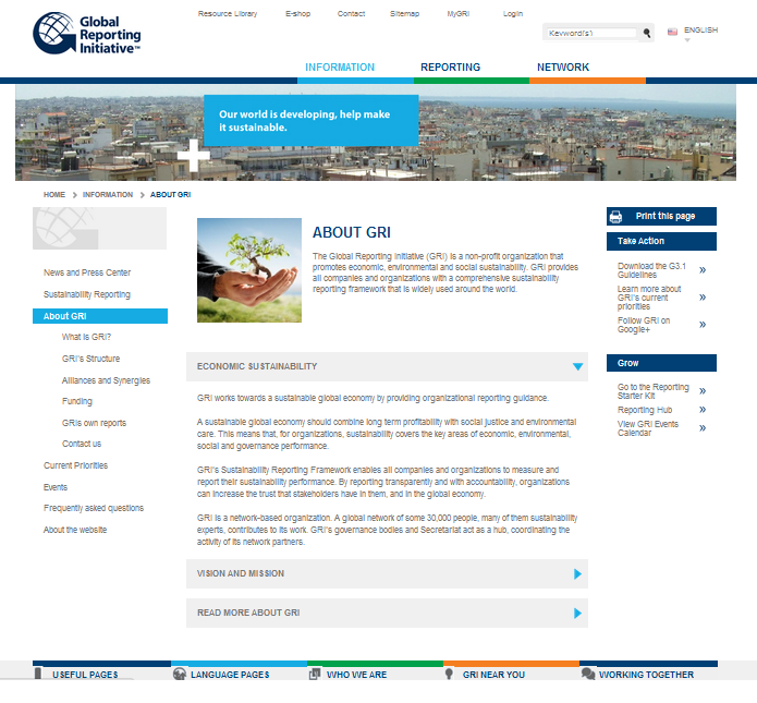 Global Reporting Initiative | SIMCenter